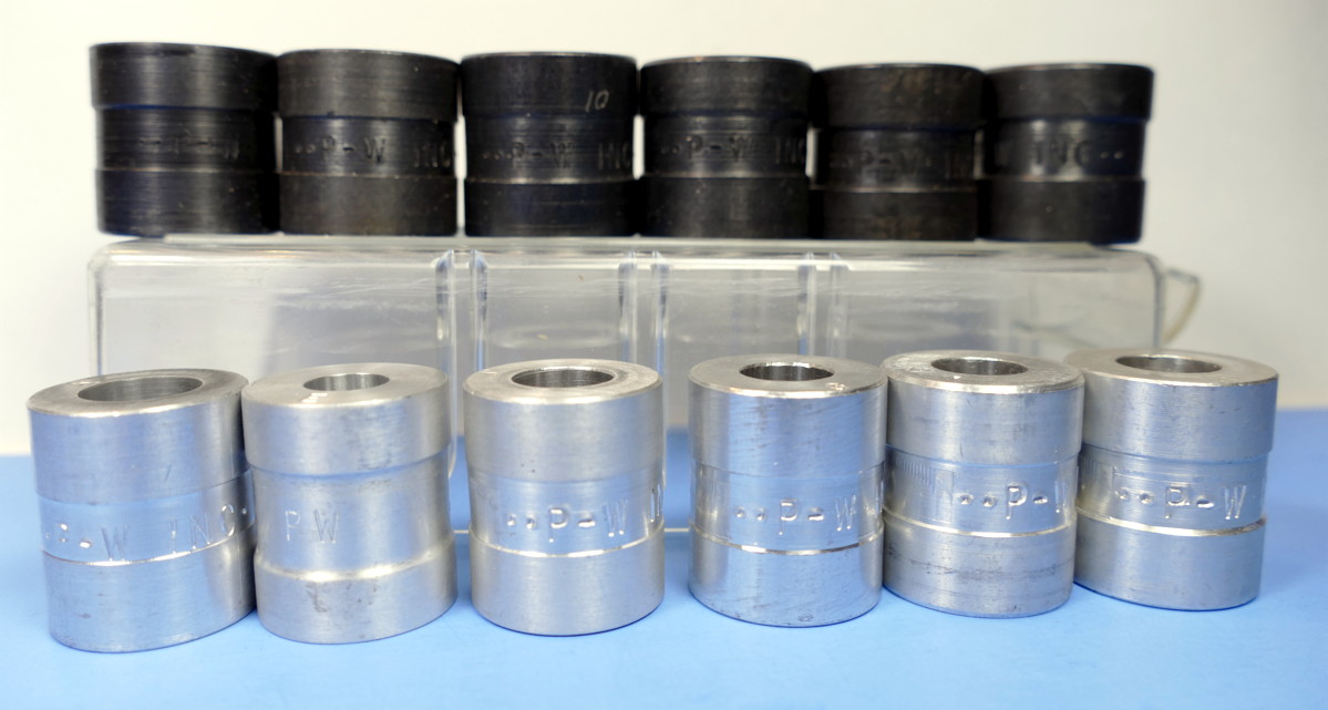 6 POWDER & 6 SHOT BUSHINGS FOR PONSNESS WARREN SHOTSHELL LOADERS ...